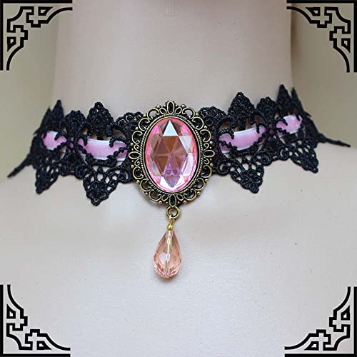 Best Friend Vintage Victorian Costume Party Lace Choker Necklace with ...
